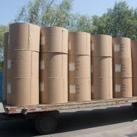 China Recycled Pulp Silicone Baking Paper Roll 35gsm Custom Size for Baking for sale