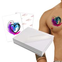 China Metal etc A4 Blank Printable Water Transfer tattoo decal paper for Man Gram 175/185gsm for sale