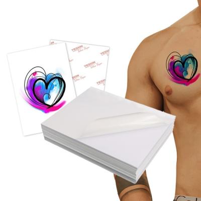 China Metal etc A4 Blank Printable Water Transfer tattoo decal paper for Man Gram 175/185gsm for sale