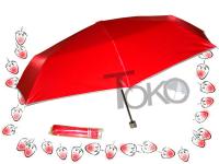 China UV Protection Manual Open Umbrella , Two Person 3 Fold Umbrella Sturdy Frame for sale