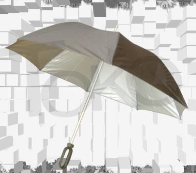 China Mens Windprood UV Fiberglass Golf Umbrella Plastic Long Ribs 2 Section Auto Open for sale