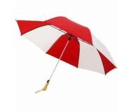 China Womens Wind Resistant Golf Umbrella Auto Open Red And White Alternative Colors for sale