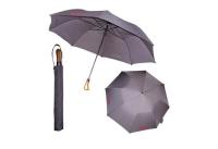 China Grey Color Golf Style Sturdy Folding Umbrella 2 Section Auto Open Frame for sale