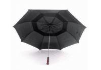 China Retractable Extra Large Long Shaft Golf Umbrella Self Fabric Pouch With Straps for sale