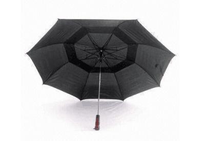 China Retractable Extra Large Long Shaft Golf Umbrella Self Fabric Pouch With Straps for sale