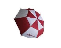 China Telescopic Folding Golf Umbrella , Ladies Vented Umbrella Fibreglas Frame for sale
