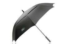 China Auto Open Large Black Golf Umbrella EVA  Foam Handle Black Tips 14MM Shaft for sale