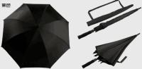 China Vented Custom Logo Dual Canopy Golf Umbrella EVA Handle 190T Pongee Fabric for sale