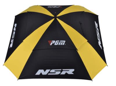 China Manual Open Collapsible Golf Umbrella , Telescopic Square Golf Umbrella Aluminum Frame for sale
