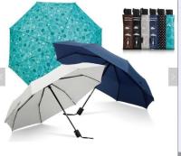 China Waterproof Lightweight Folding Self Opening Umbrella Rubber Coating Handle Many Colors for sale