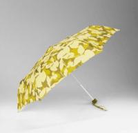 China Yellow Print Strong Umbrella Wind Resistant 190T Pongee Fabric Repels Dirt for sale