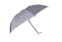 China 6 Ribs Super Mini Grey Manual Open Umbrella Plastic Cap Water Repellent Fabric for sale
