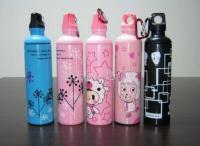 China Mini Bottle Shaped Umbrella , Water Bottle Umbrella 5 Section Aluminum Frame for sale