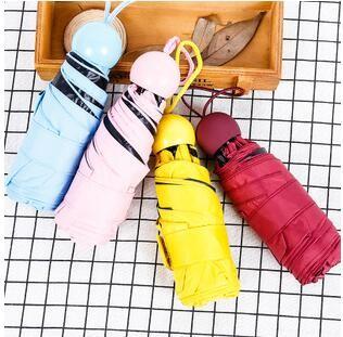 China Ladies Mini Lightweight Folding Umbrella , Compact Pocket Umbrella Aluminum Frame for sale