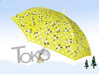China Childrens Yellow Kids Folding Umbrella Silkscreen Logo Safe Slider / Runner for sale