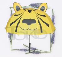 China Dome Shaped Kids Rain Umbrellas , Children's Character Umbrellas Hook Handle for sale
