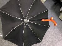 China Weatherproof Durable Stick Auto Open And Close Umbrella , 2 Section Shaft for sale