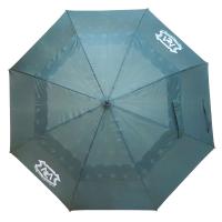 China large best Personalised Heavy Duty Vented Golf Umbrella 190T Pongee Fabric Fibreglass Shaft for sale