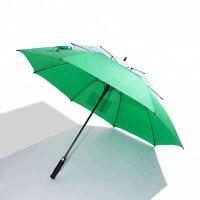 China Custom Full Body Printing Straight Mens Golf Umbrella With Shoulder Strap for sale