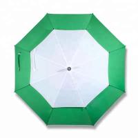 China Custom Full Body Printing Straight Mens Golf Umbrella With Shoulder Strap for sale