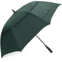 China Large OEM 68 Inch Oversized Vented Golf Umbrella With 190T Pongee Fabric Waterproof Stick Umbrellas,Valentines Gift for sale