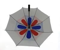 China black white red blue Custom Logo Golf Vented Umbrella Compact With Straight Black EVA Handle for sale