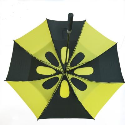 China 62 inch Extra Oversize Large Compact Golf Umbrella，Double Canopy Vented Windproof Waterproof Stick Umbrellas fo for sale