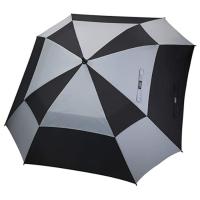 China 62 inch oversized Travel Square Golf Double Layer Air Vent Umbrella Windproof Large Straight Handle for men and women for sale