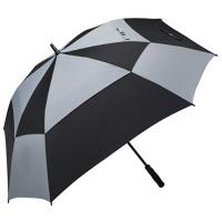 China 62 inch oversized Travel Square Golf Double Layer Air Vent Umbrella Windproof Large Straight Handle for men and women for sale