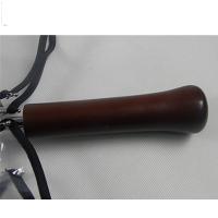 China 30 Inch Helmet Clear Dome See Through Umbrella Straight Wooden Handle for sale