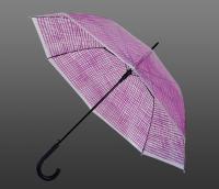 China PVC POE Rain Clear Dome Shaped Umbrella Apollo Full Of Printing Canopy for sale