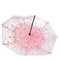 China Wind Revisalbe  See Through Umbrella Clear umbrella for sale