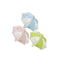 China Straight Poe Pvc Transparent Clear See Through Umbrella Storm Proof Lightweight for sale