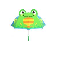 China Funny Mini Straight Kids Little Girl See Through Umbrella Portable Outdoor Safty Print for sale