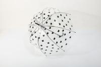 China POE Clear Mini See Through Umbrella Children Straight Handle Lightweight for sale