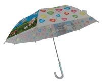 China Funny Small Straight Transparent Bubble Umbrella For Promotion items , Long Life for sale