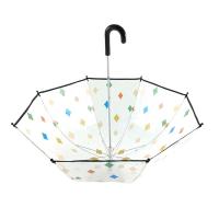 China Kid Poe / Pvc Transparent See Through Umbrella Plastic Handle Manual Control for sale