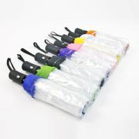 China Unisex Lightweight Auto Open Umbrella Transparent Folding Umbrella With Case for sale