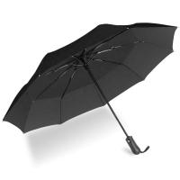 China Summer Commercial Photo Portable Auto Open Umbrella Large Fold Umbrella Black for sale