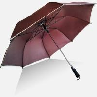 China Windproof Logo Printing Auto Open Close Golf Umbrella , Storm Proof Umbrella for sale