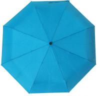 China Blue Color Custom Print Popular Auto Open Umbrella , 3 Fold Ladies Umbrella for sale