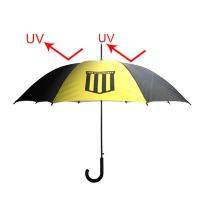 China 23 Inch Straight Auto Open Umbrella UV Protection For Adults Age Group for sale