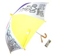 China Manual Open Kid ' S Diy Little Girl Umbrella With Animals Custom Printing for sale