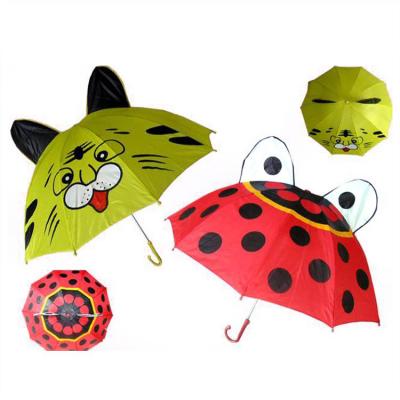 China Dome Shaped Kids Rain Umbrellas , Children's Character Umbrellas Hook Handle for sale