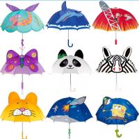 China UV Resistant Cartoon Kids Rain Umbrellas , Manual Childrens Animal Umbrellas for sale