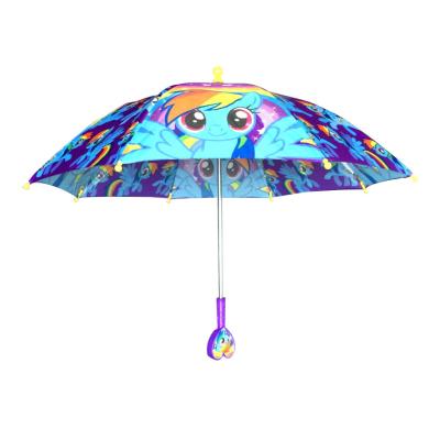 China Straight 15 Inch *8k 3D Handle Cute Childrens Umbrella With Lovely Printing for sale