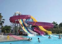 China Custom Height Commercial Water Amusement Park Equipment Fiberglass Body Slide Design for sale