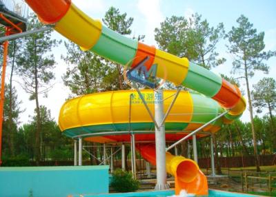 China 12.5M Height Water Amusement Park Equipment Space Bowl Water Slide 1.5m Pool Depth for sale