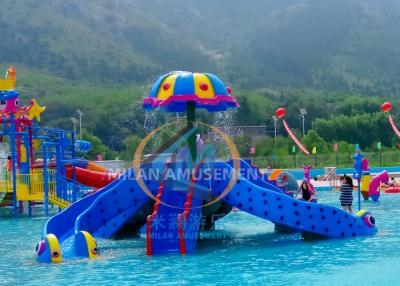 China H4M Children Octopus Slide Fiberglass Water Slide 4m Height For Indoor Outdoor Kids Play Pool for sale
