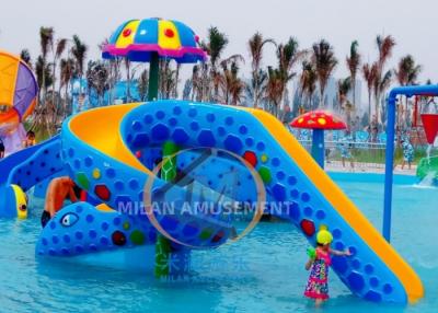 China 2.5m Height Water Play Equipment Kids Snake Amusement Park Water Slide For Indoor Outdoor Use for sale